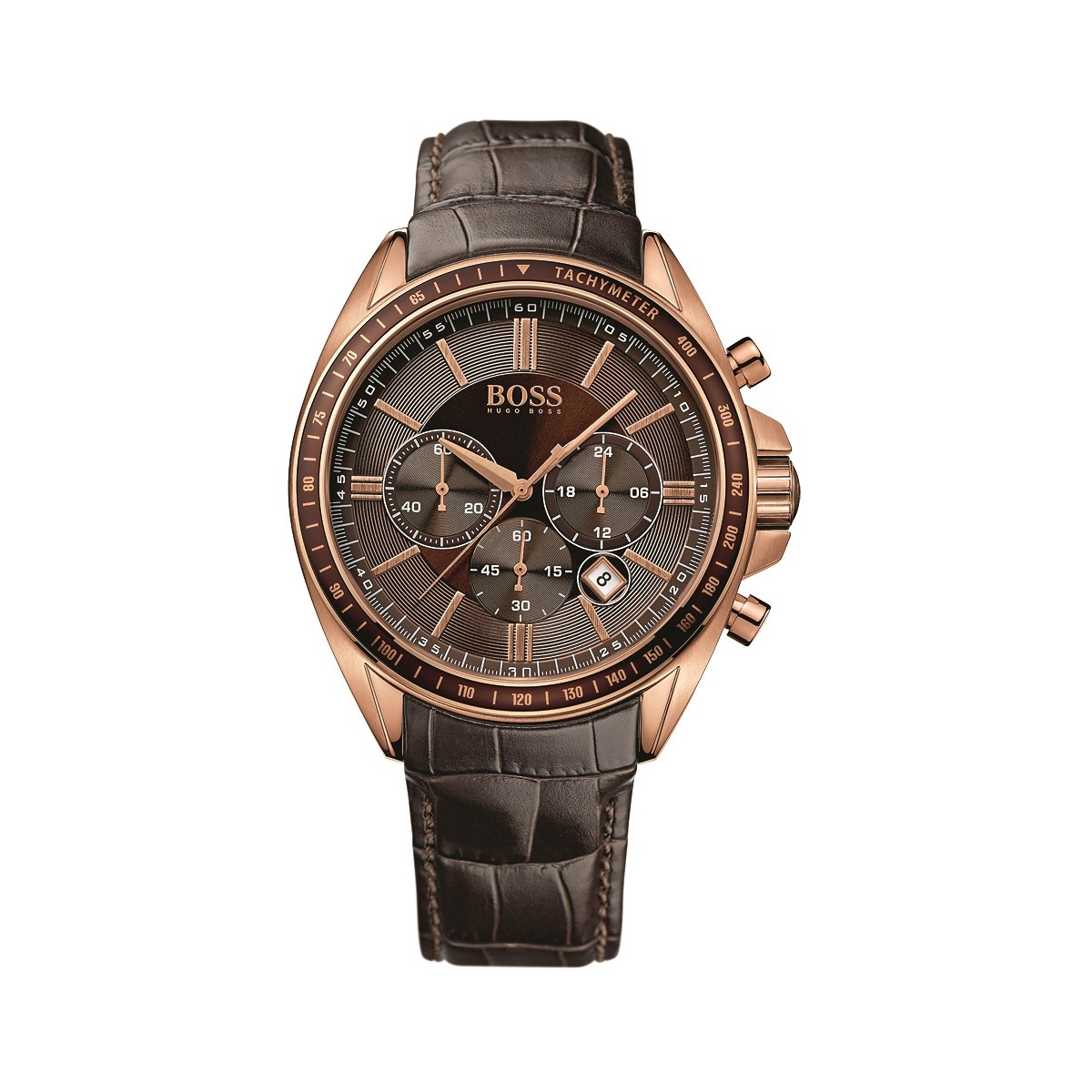 Hugo Boss Gents Watch Chronograph XL Leather 1513093 Quartz - The Watch ...